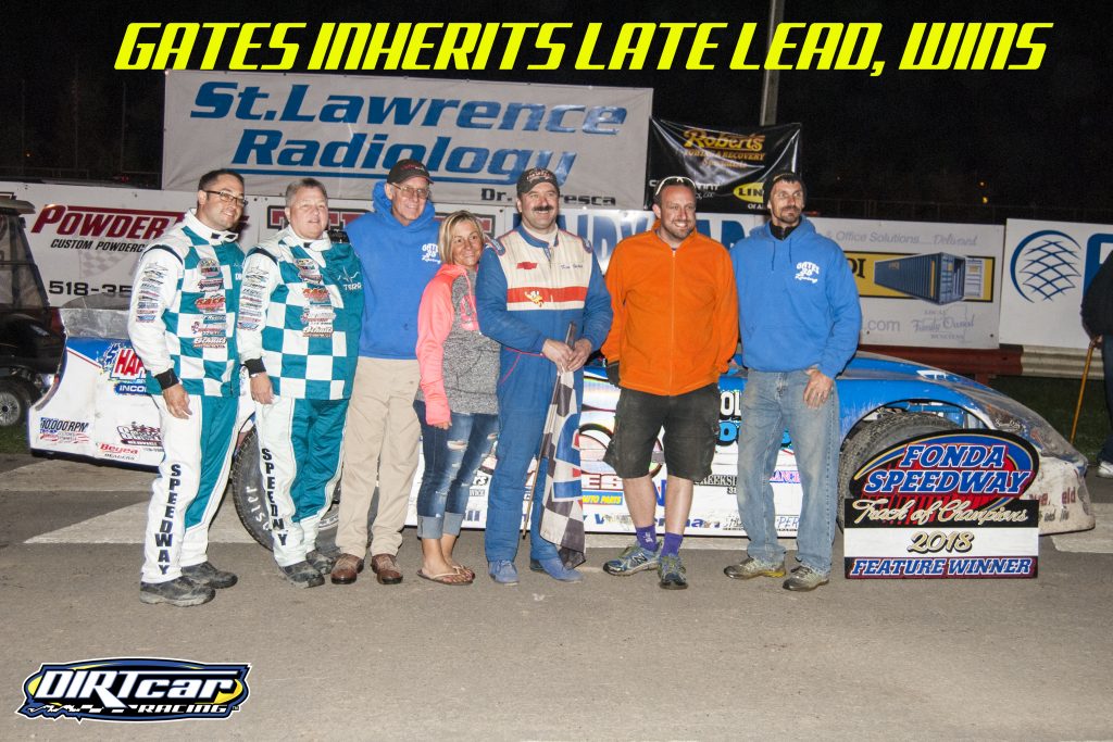 Late Race Drama hands Kenny Gates Fonda Speedway Victory - DIRTcar Racing