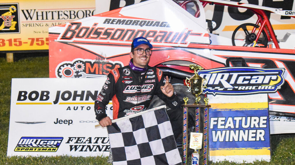 Donovan Lussier Lands DIRTcar Sportsman Series Win at Can-Am - DIRTcar ...