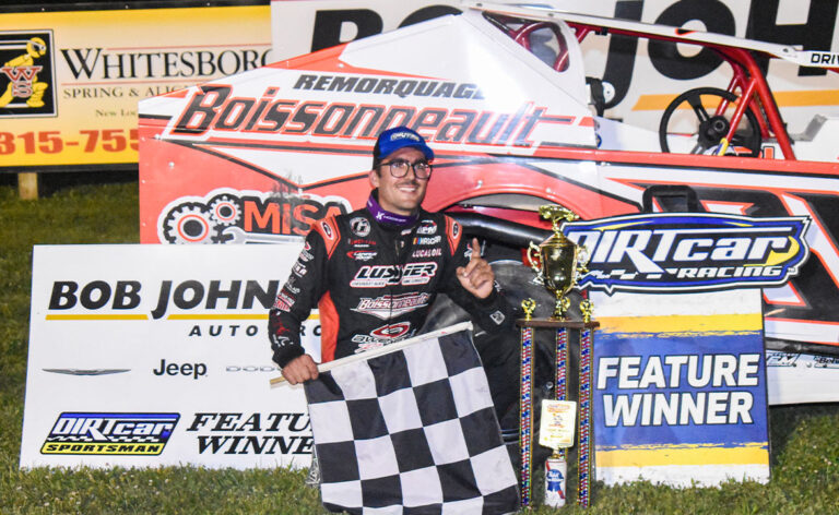 Donovan Lussier Lands DIRTcar Sportsman Series Win at Can-Am - DIRTcar ...
