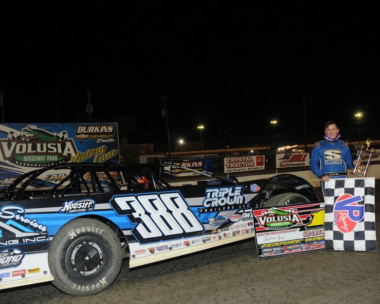 13-Year-Old Hise Scores 602 Late Model Win at Spring Fling - Volusia ...