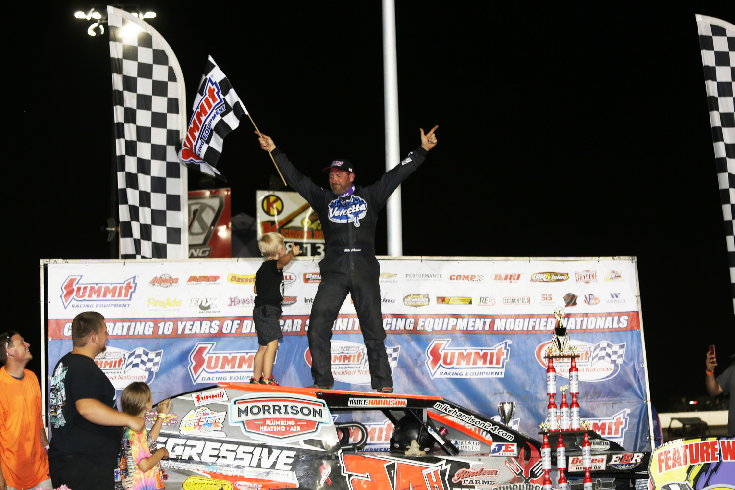 Harrison Hits Milestone 50th Summit Modifieds Victory at Tri-City ...