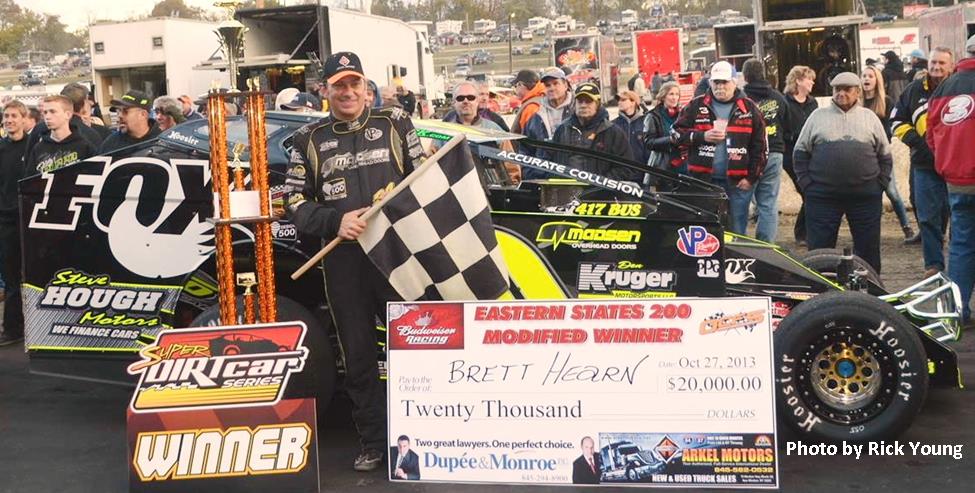 Hearn wins Eastern States 200 - Super DIRTcar Series