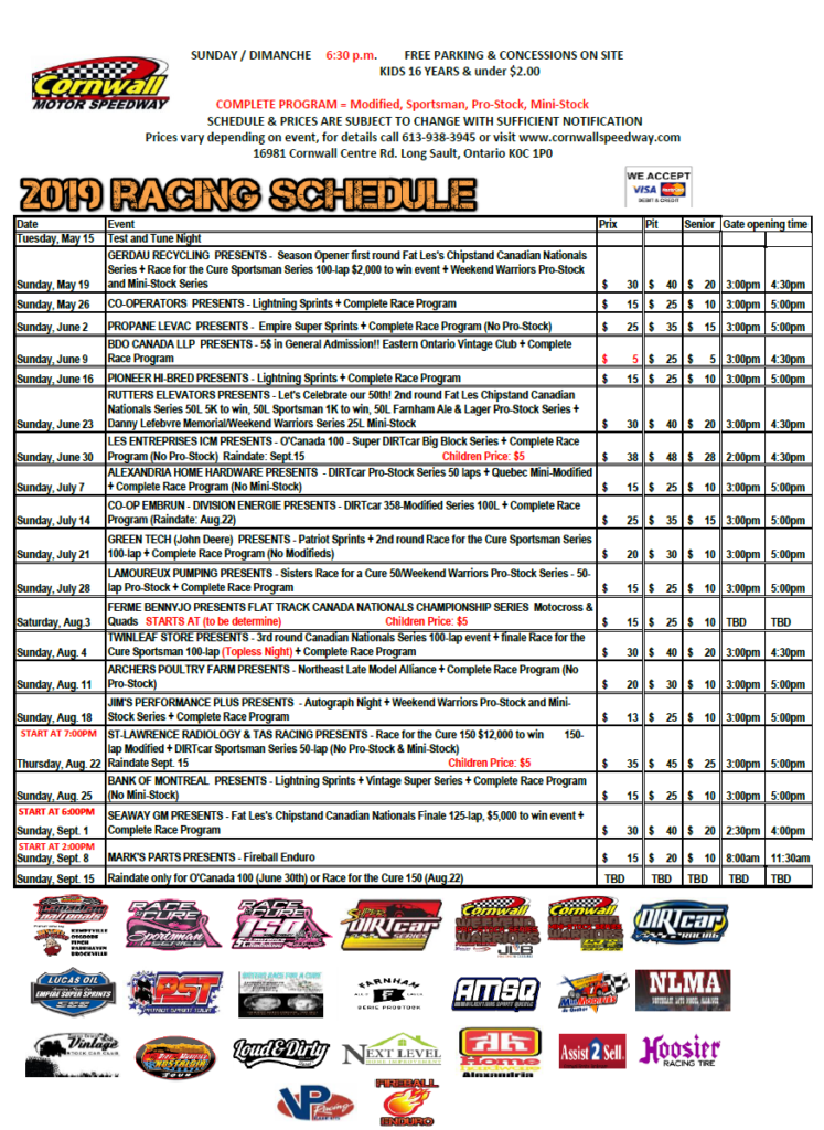 DIRTcar Track Spotlight: Cornwall Motor Speedway - Super DIRTcar Series