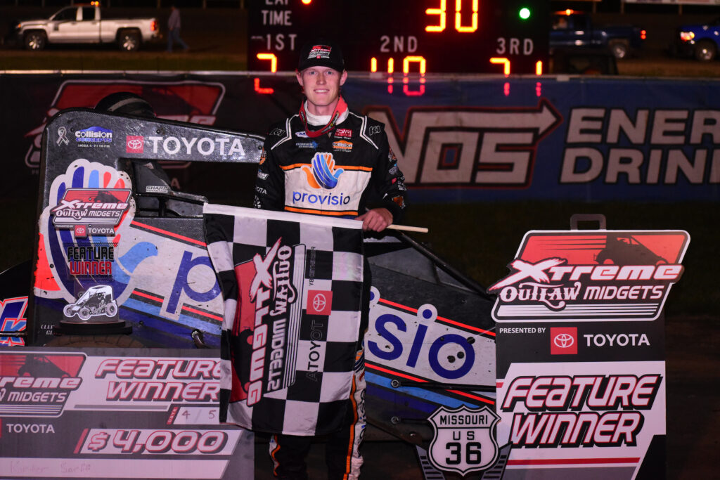 Karter Sarff Opens April with Xtreme Outlaw Midget Win at US 36 ...