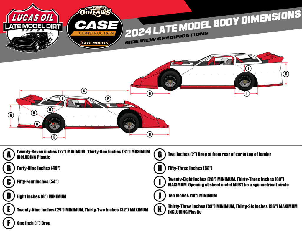DIRTcar Late Model - DIRTcar Rules