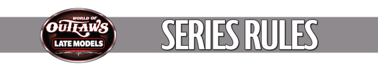 World of Outlaws Late Model Series - DIRTcar Rules