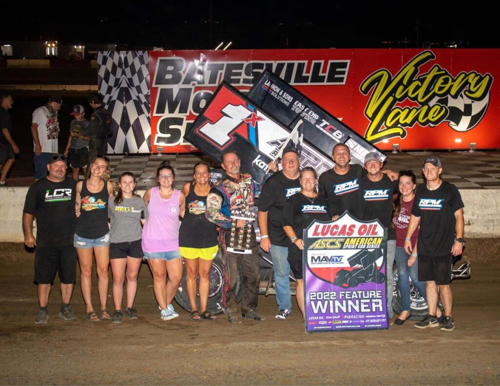 Tim Crawley Returns To Lucas Oil ASCS Victory Lane At Batesville Motor ...