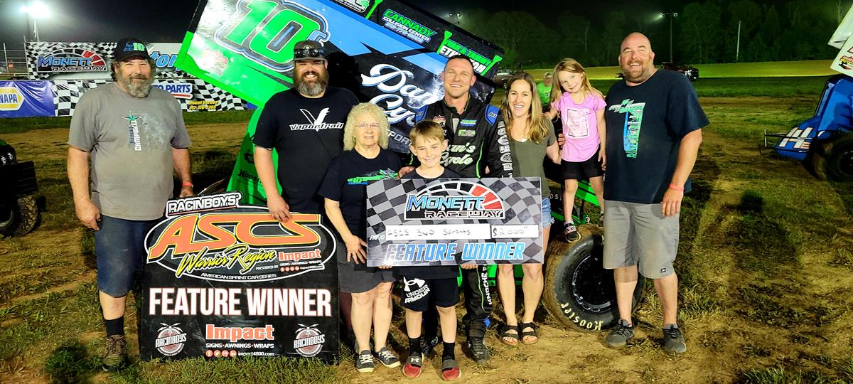 Jeremy Campbell On Top At Monett Motor Speedway In ASCS Sooner/Warrior ...