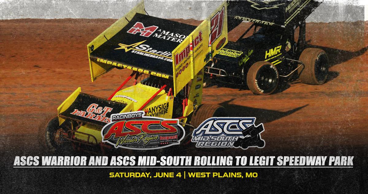 ASCS Warrior and ASCS Mid-South Rolling To Legit Speedway Park ...