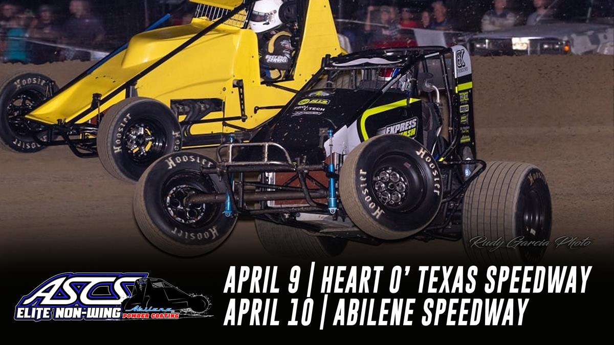 ASCS Elite Non-Wing In Action At Heart O' Texas and Abilene Speedway ...