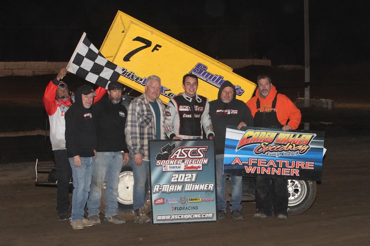 Noah Harris Captures First ASCS Sooner Victory At Caney Valley Speedway ...