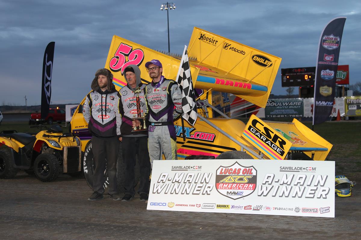 Blake Hahn Collects First Win Of 2021 Season - American Sprint Car Series