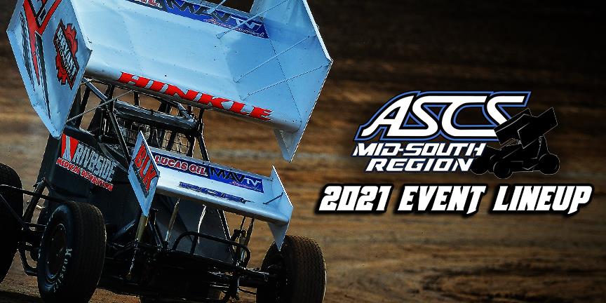 2021 ASCS Mid-South Lineup Revealed - American Sprint Car Series