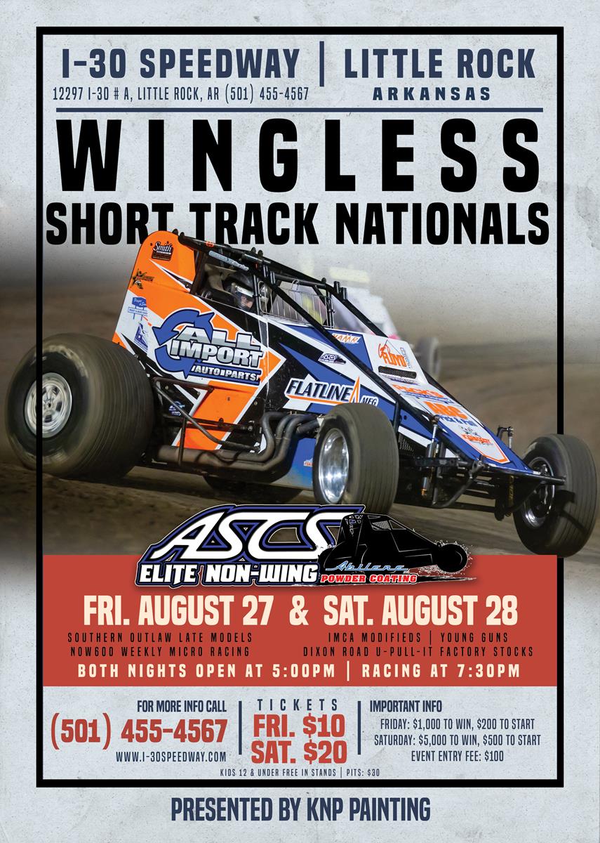 Inaugural Wingless Short Track Nationals at I-30 Speedway this Weekend ...