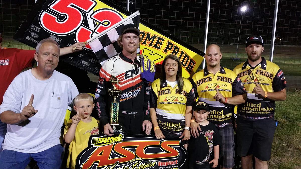 Jack Dover Wins ASCS Warrior Region Bud Shootout At U.S. 36 Raceway ...