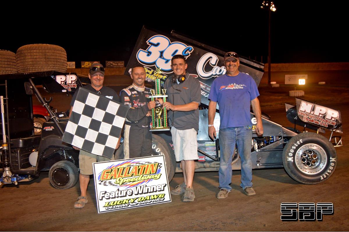 Travis Rilat Tops ASCS Frontier in Belgrade - American Sprint Car Series