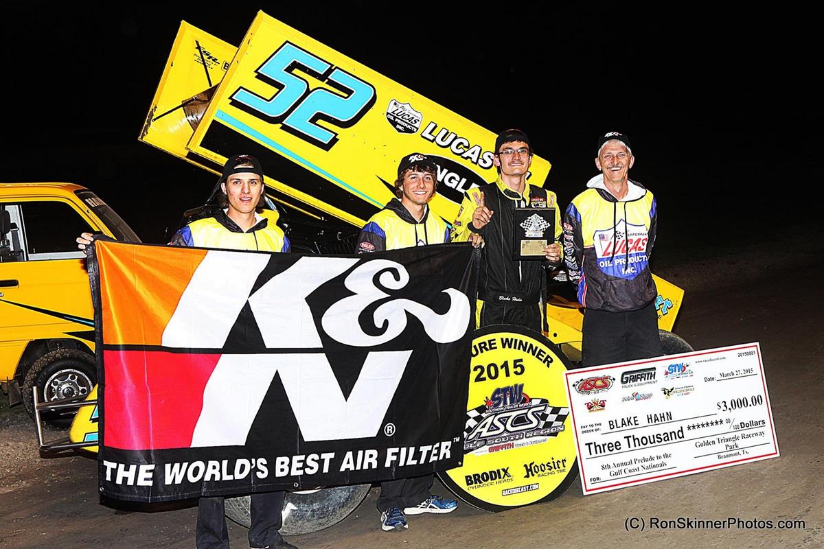 Victory For Hahn in ASCS Gulf South Opener - American Sprint Car Series