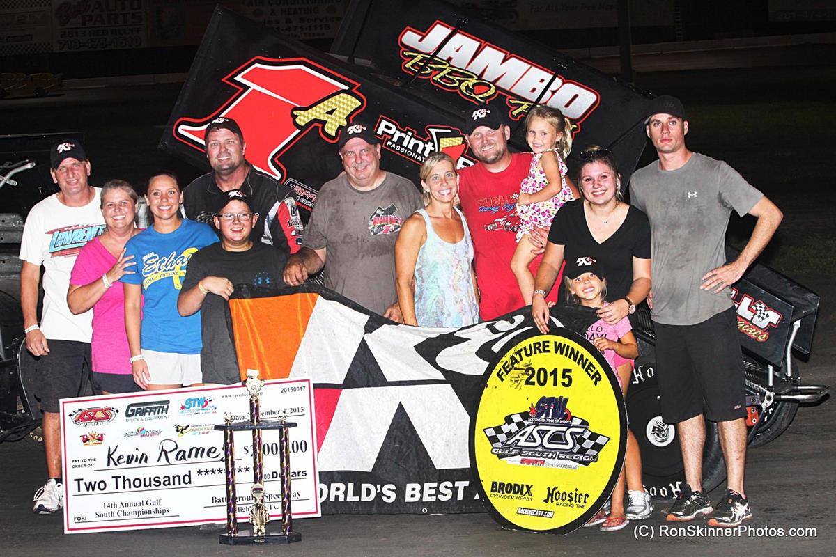 Kevin Ramey Back On Top Following ASCS Gulf South Win at Battleground ...
