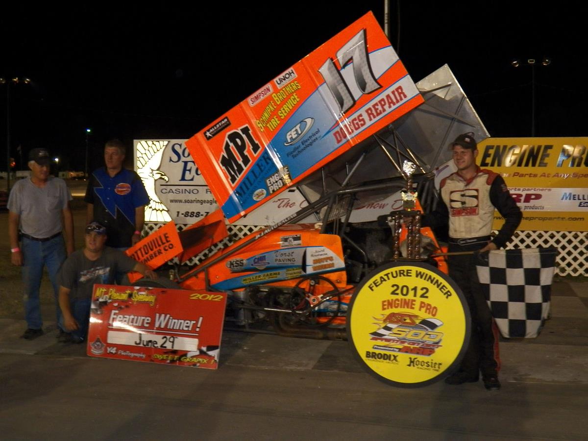 Horstman Dominates at Mt Pleasant - American Sprint Car Series