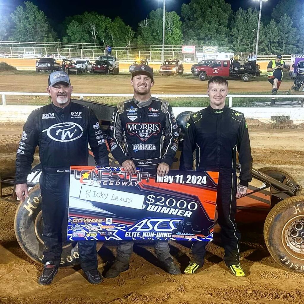 Ricky Lewis Strikes With ASCS Elite Non-Wing At Lonestar Speedway ...