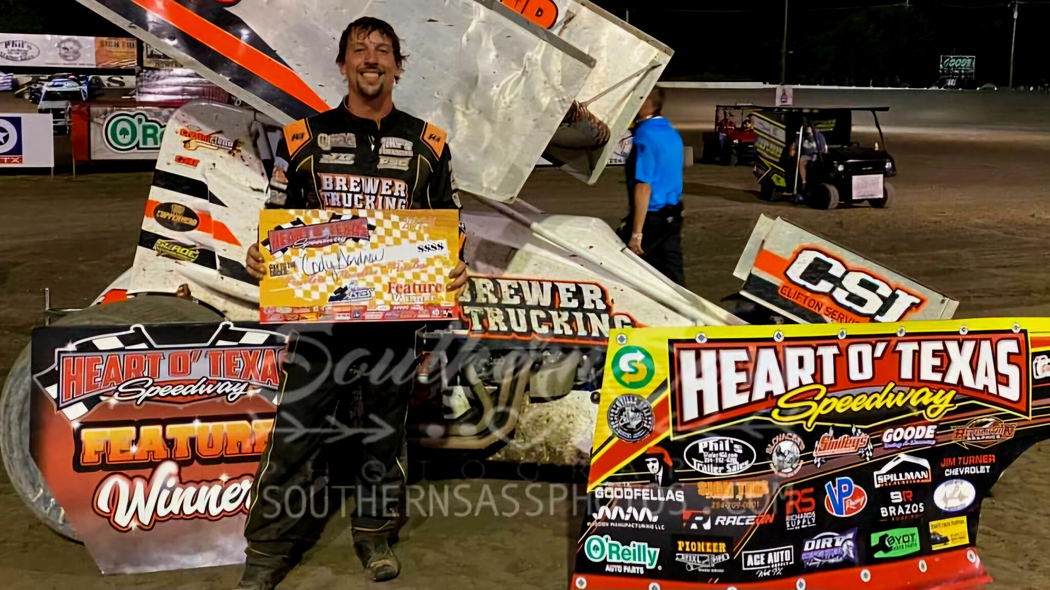 It's Cody Gardner At The Line With ASCS Elite Outlaw At Heart O' Texas ...