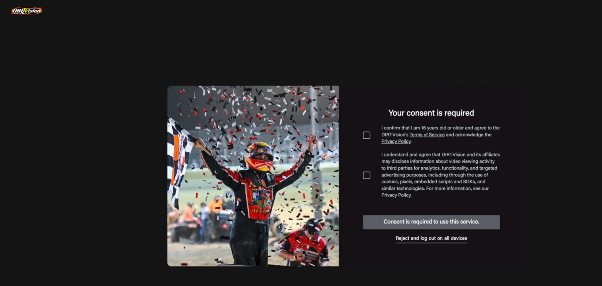 How do I log in or create an account? - DIRTVision Help