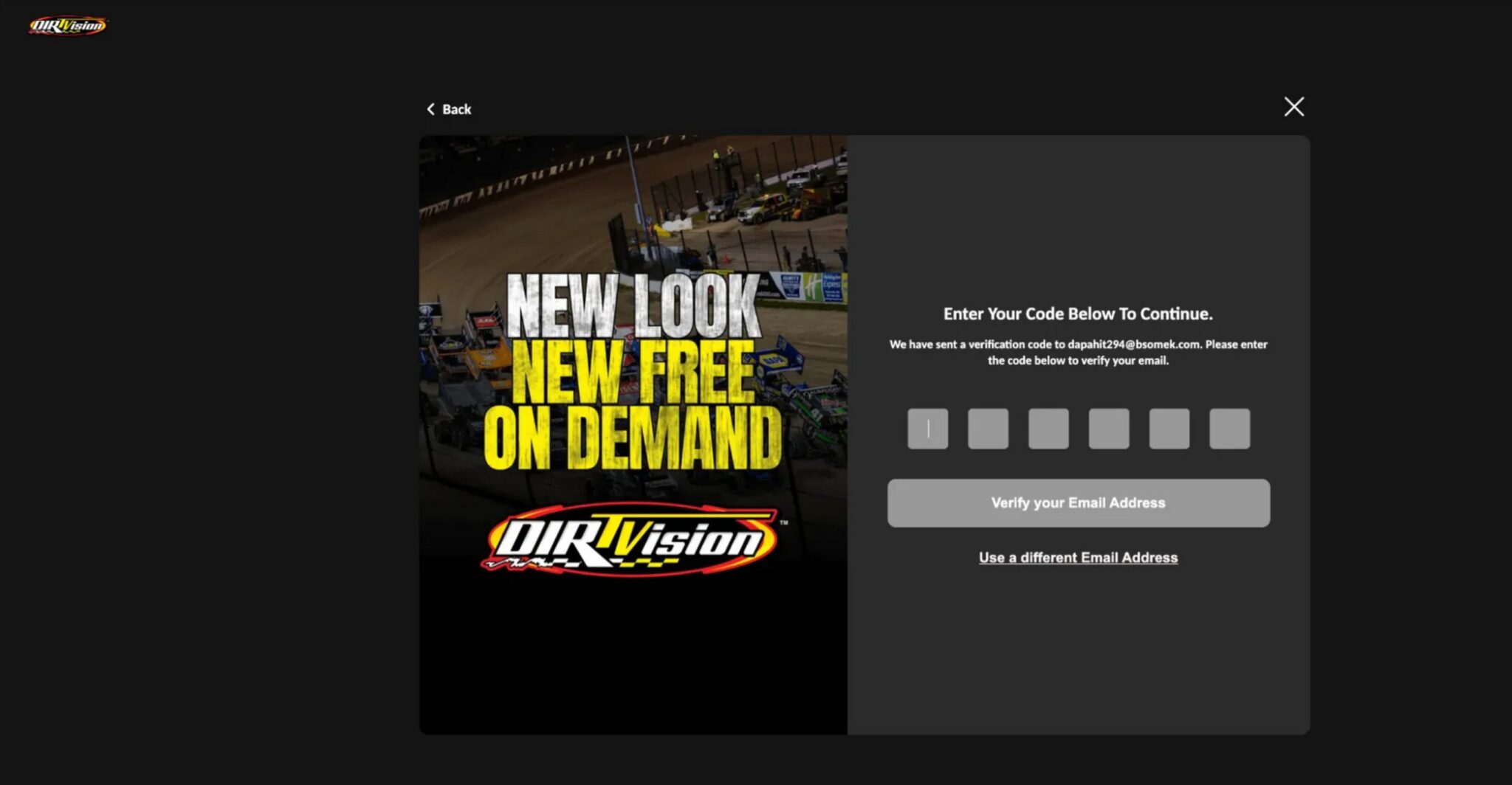How do I log in or create an account? - DIRTVision Help